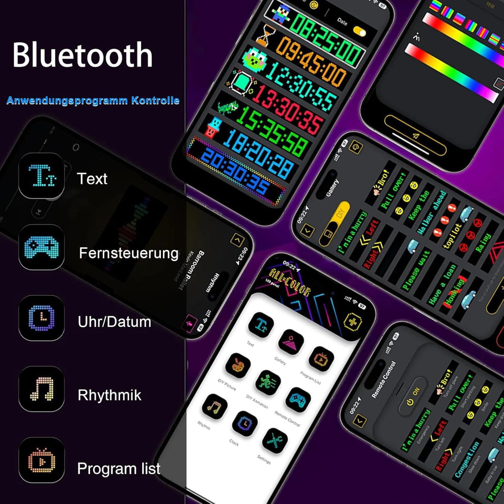 NOEIFEVO Devil Eyes Licht für Autos LED-Augen für LKWs, LED-Anzeige Pr ...